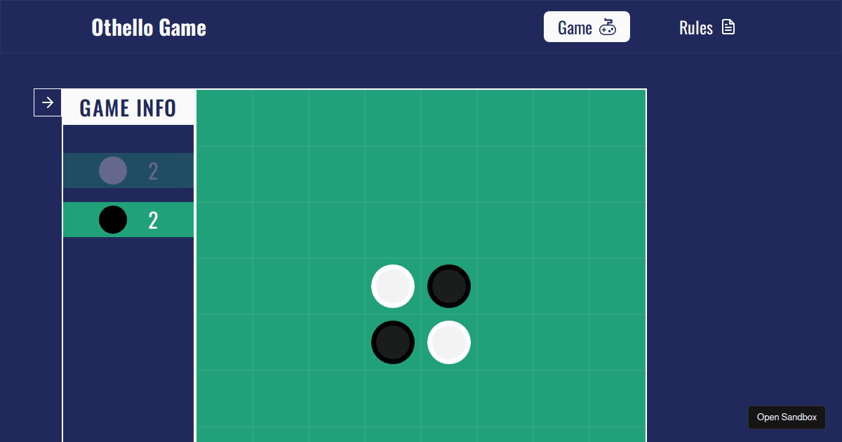 othello-game - Codesandbox