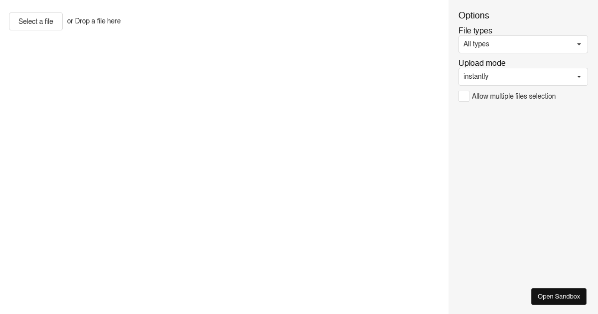 Async Upload - DevExtreme File Uploader - Codesandbox