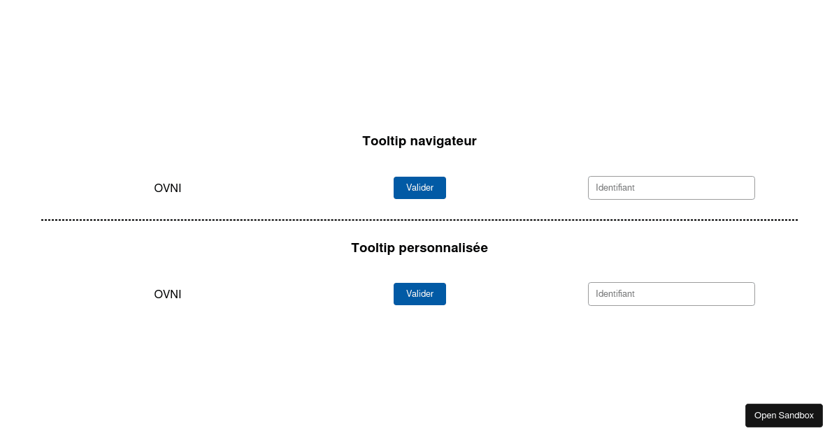 Tooltip Html Css Codesandbox