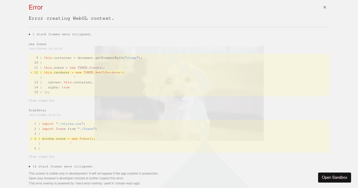 threejs images basic shaders - Codesandbox