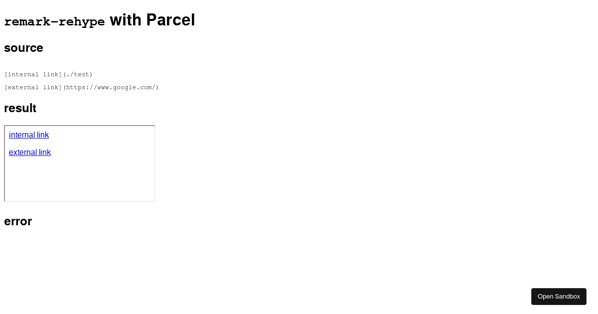 remark-external-link - Codesandbox