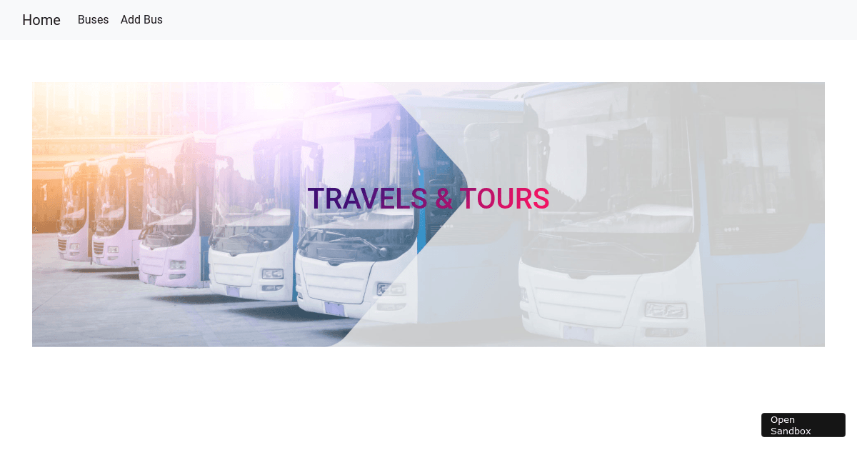 Bus_Management - Codesandbox