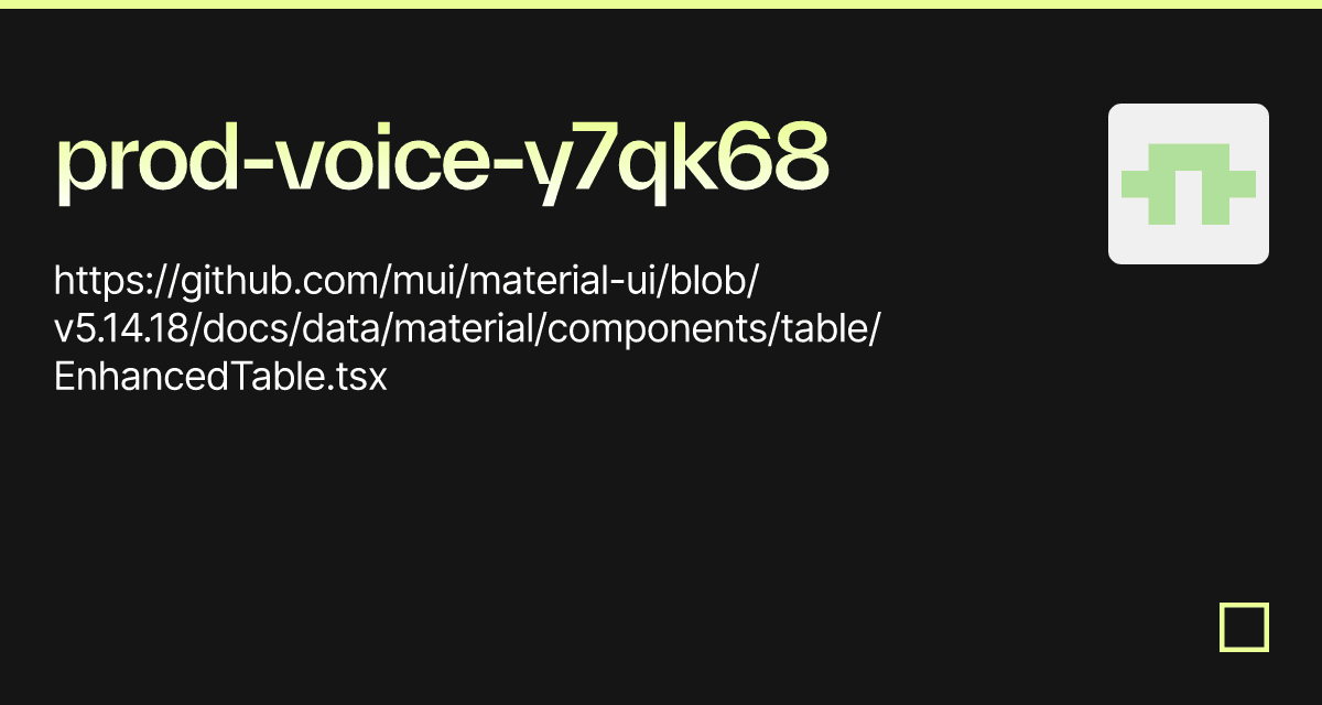 prod-voice-y7qk68 - Codesandbox