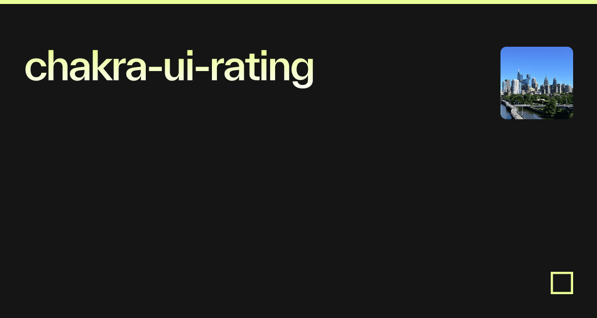 chakra-ui-rating - Codesandbox