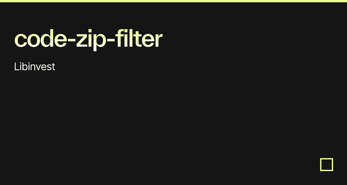 Code Zip Filter Codesandbox 1527