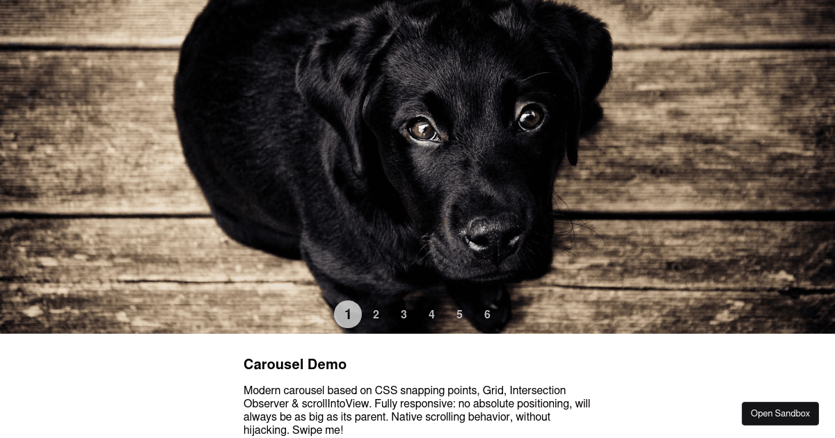 react-smooth-carousel - Codesandbox
