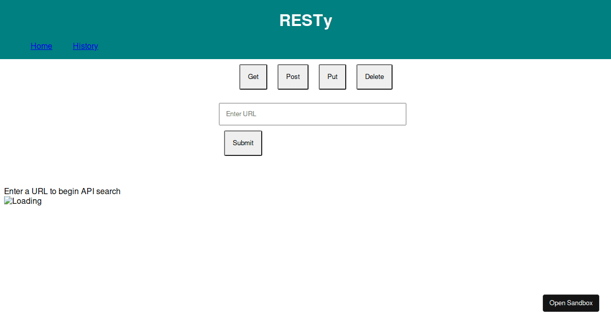 resty - Codesandbox
