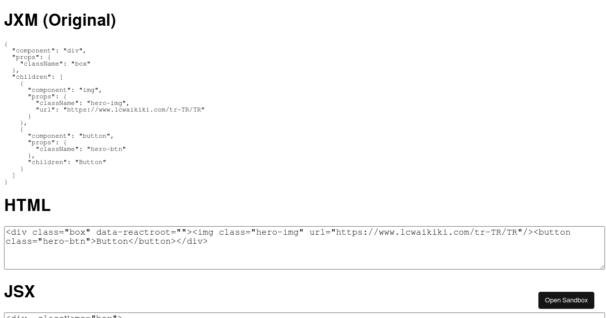 jsonx-output (forked) - Codesandbox