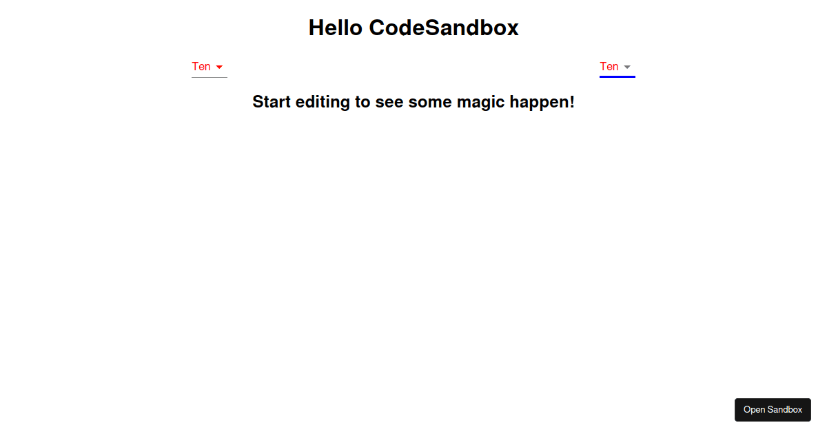 sweet-jones-yc2ne - Codesandbox