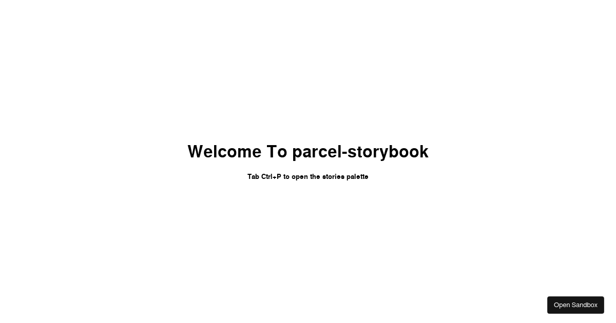 parcel-storybook (forked) - Codesandbox