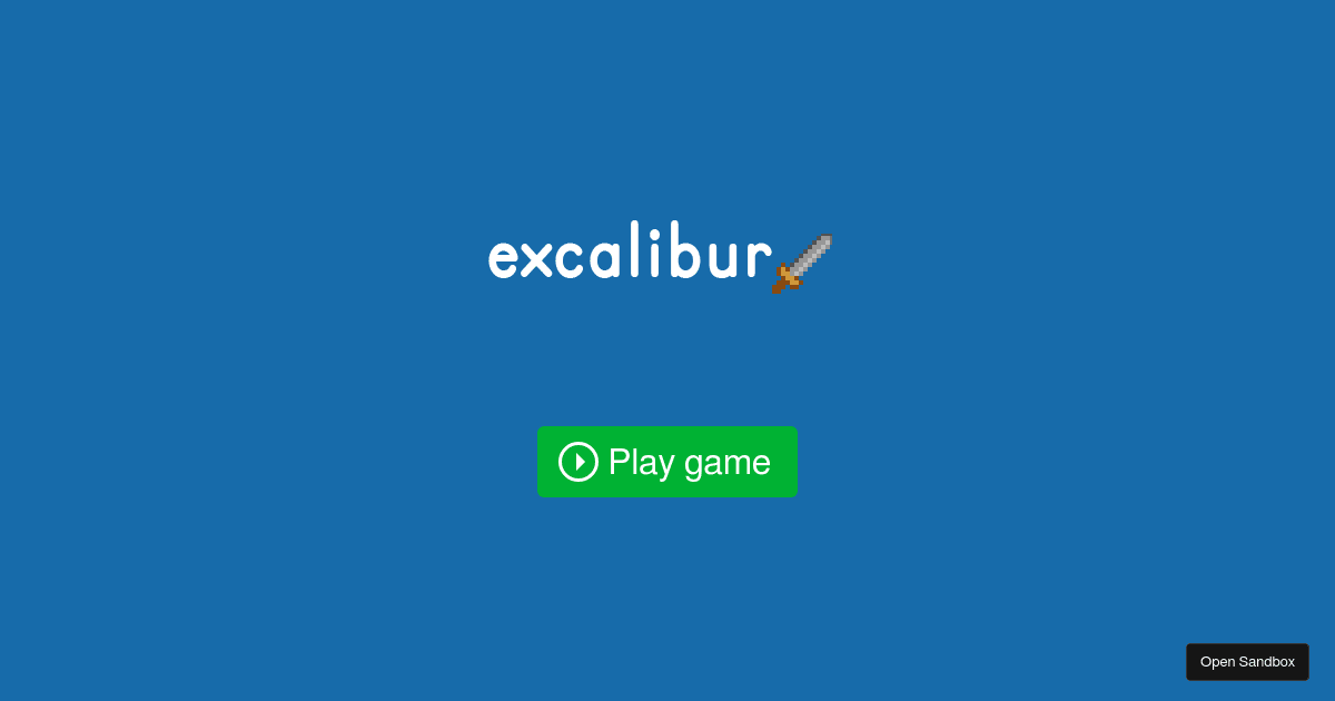Excalibur Tiled Example (forked) - Codesandbox