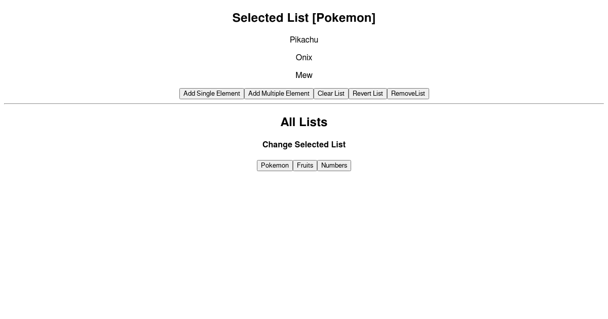 React - Handle Lists of lists (forked) - Codesandbox React - Handle Lists of lists (forked) - Codesandbox