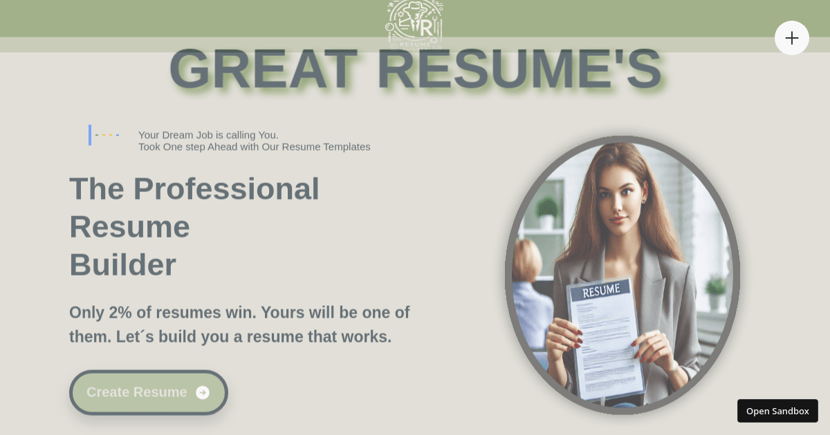 resume - Codesandbox