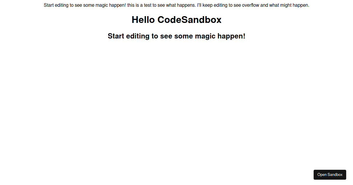 holy-glade-yezsli - Codesandbox