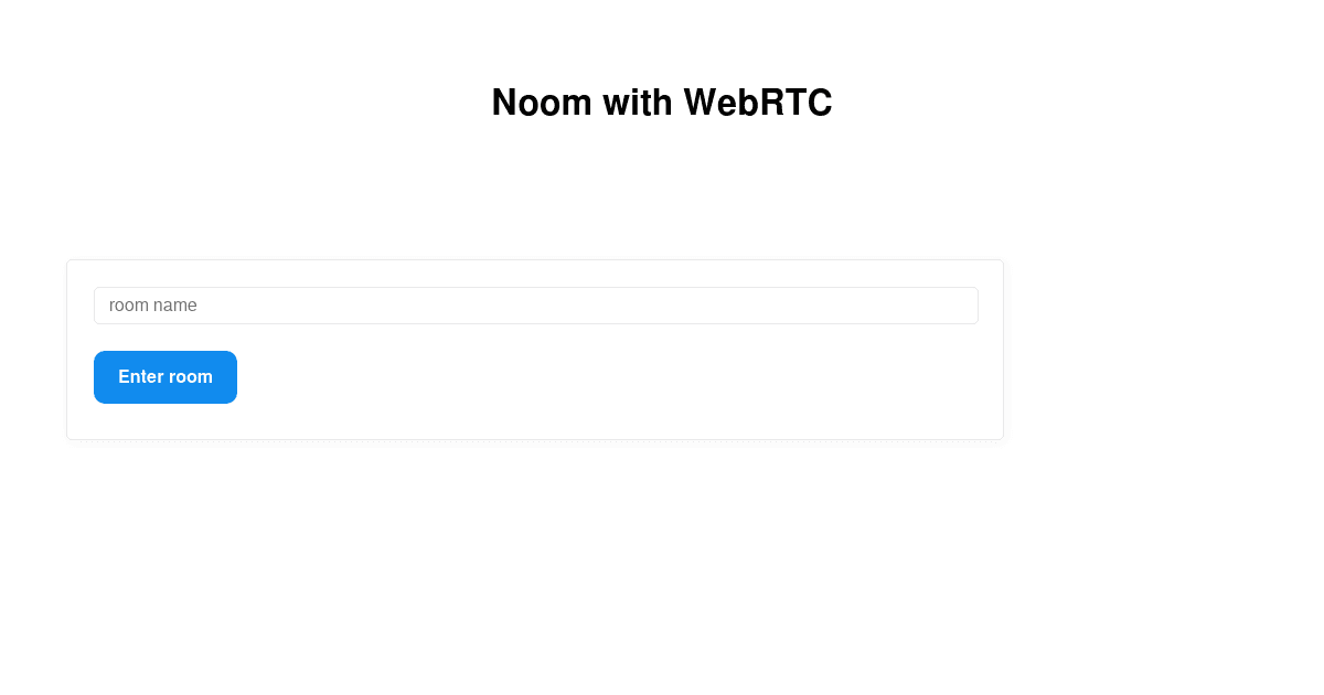 Webrtc Video Call Codesandbox