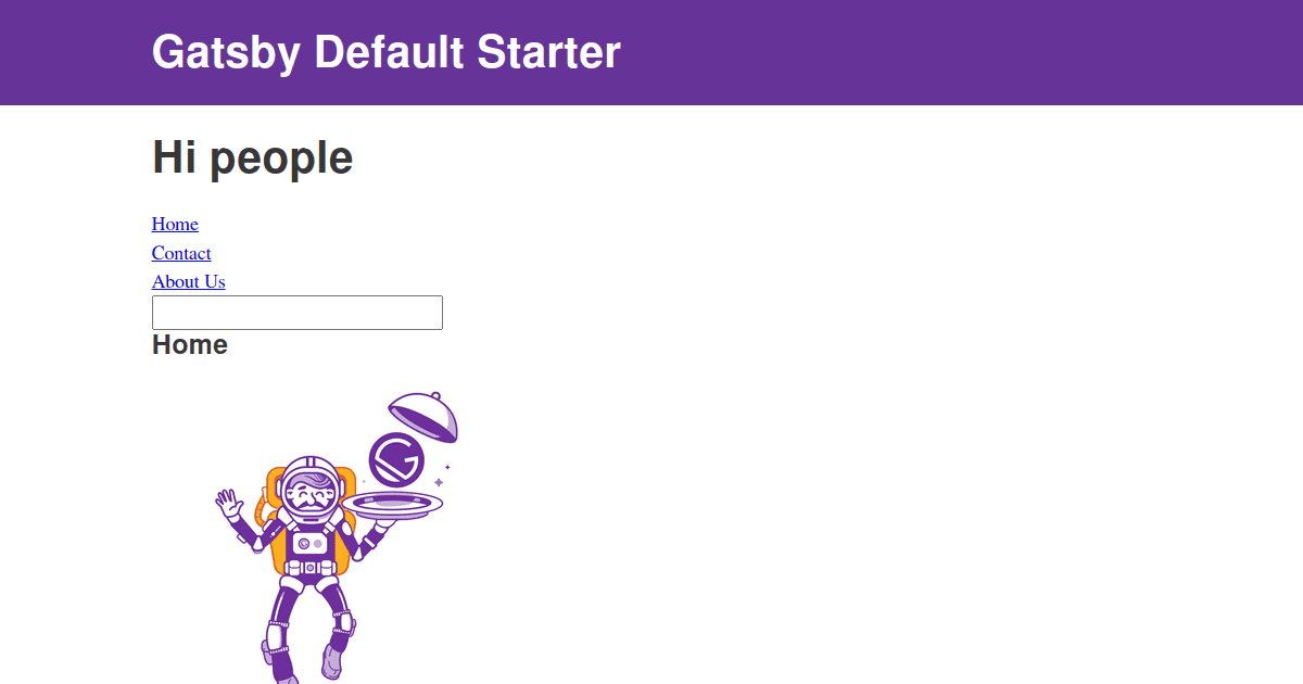 gatsby-starter-default - Codesandbox