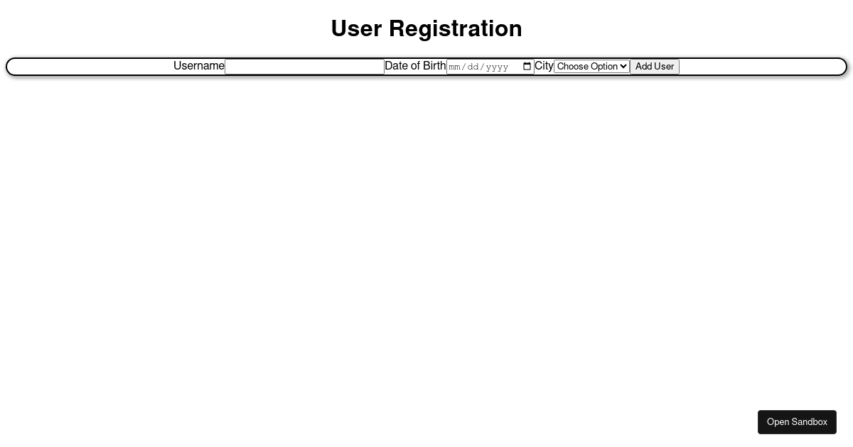 Assignment 7(React JS) - Codesandbox