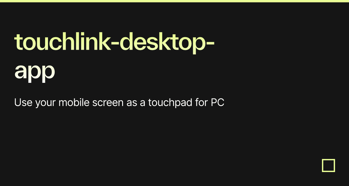 touchlink-desktop-app - Codesandbox