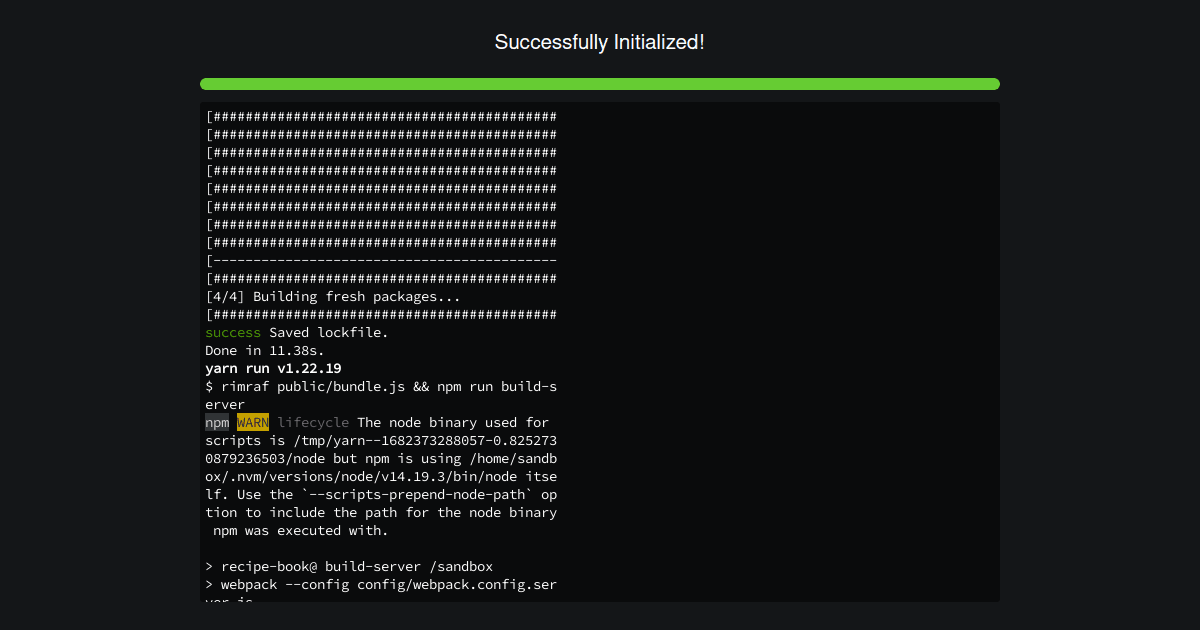 recipe-book - Codesandbox