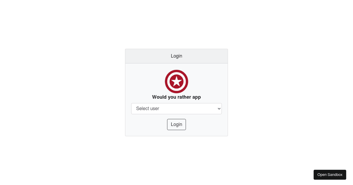 would-you-rather - Codesandbox