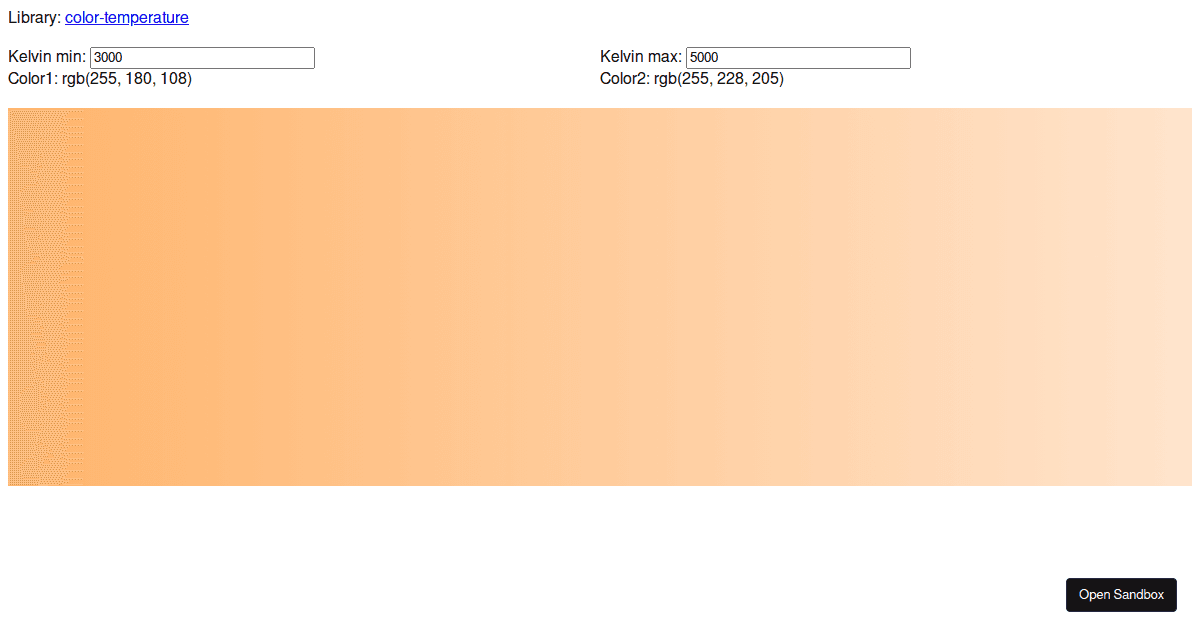 color-temperature-playground - Codesandbox