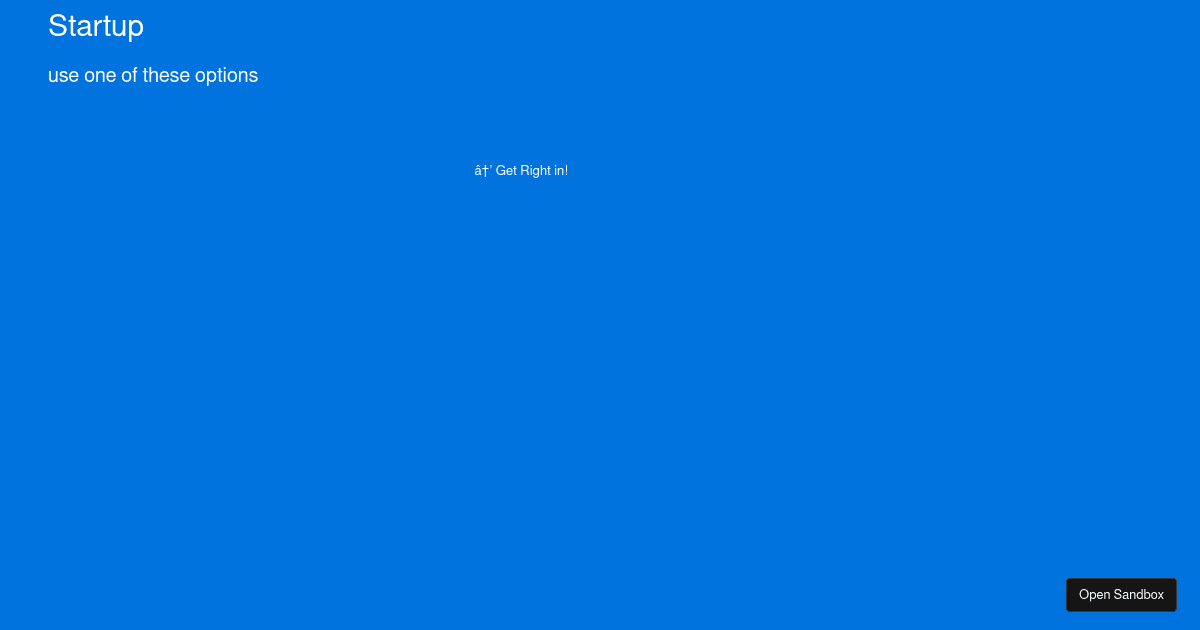 Windows 10 clone - Codesandbox