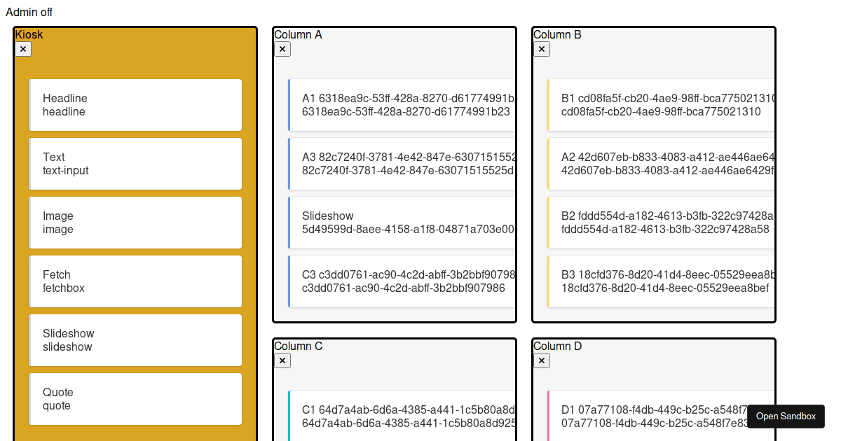 dnd-sample - Codesandbox