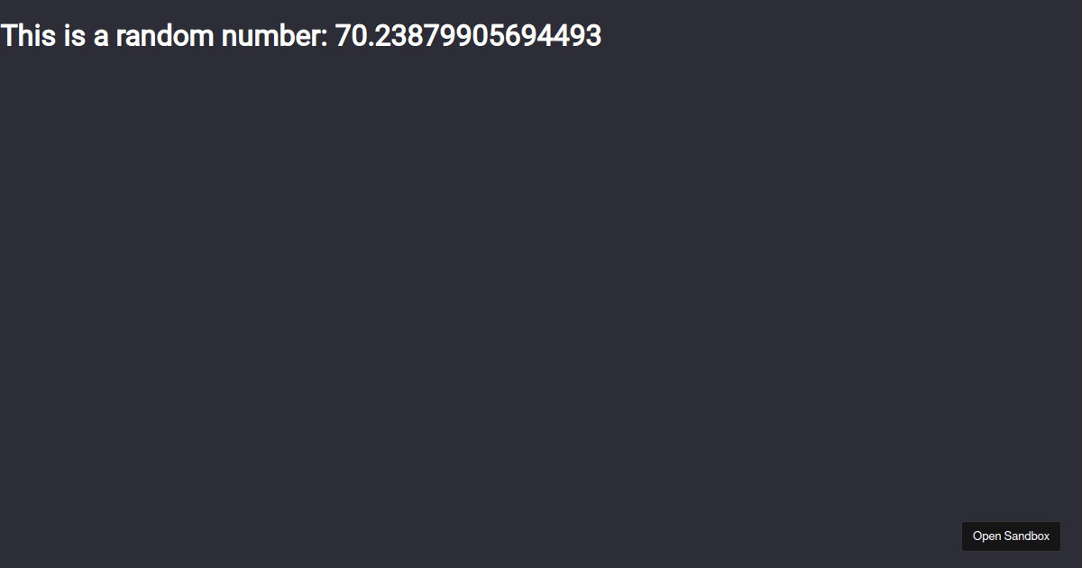 Function Component Basic - Codesandbox Function Component Basic - Codesandbox