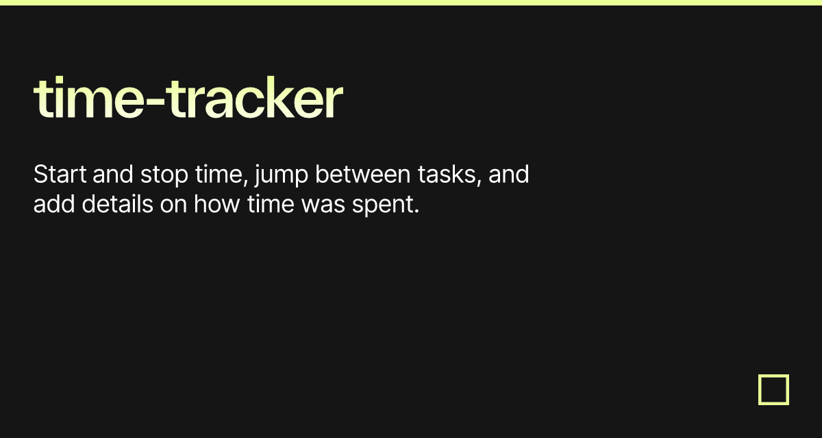 time-tracker - Codesandbox