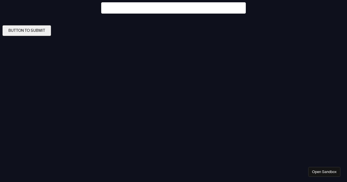 RHF - submit button - Codesandbox