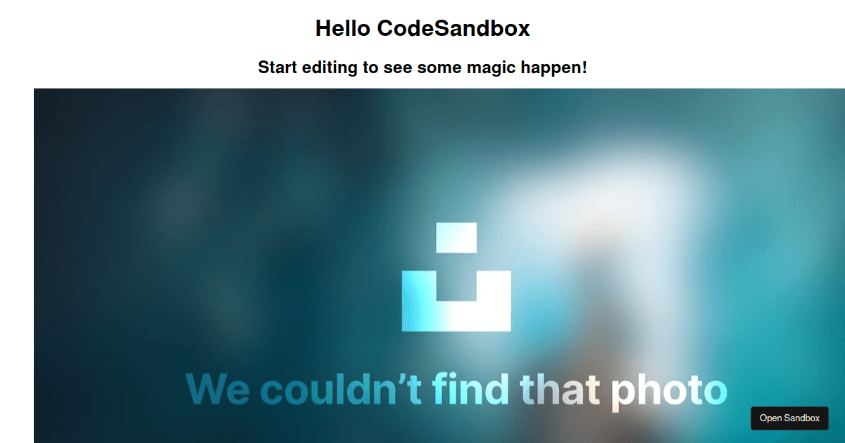 Parallax - Codesandbox