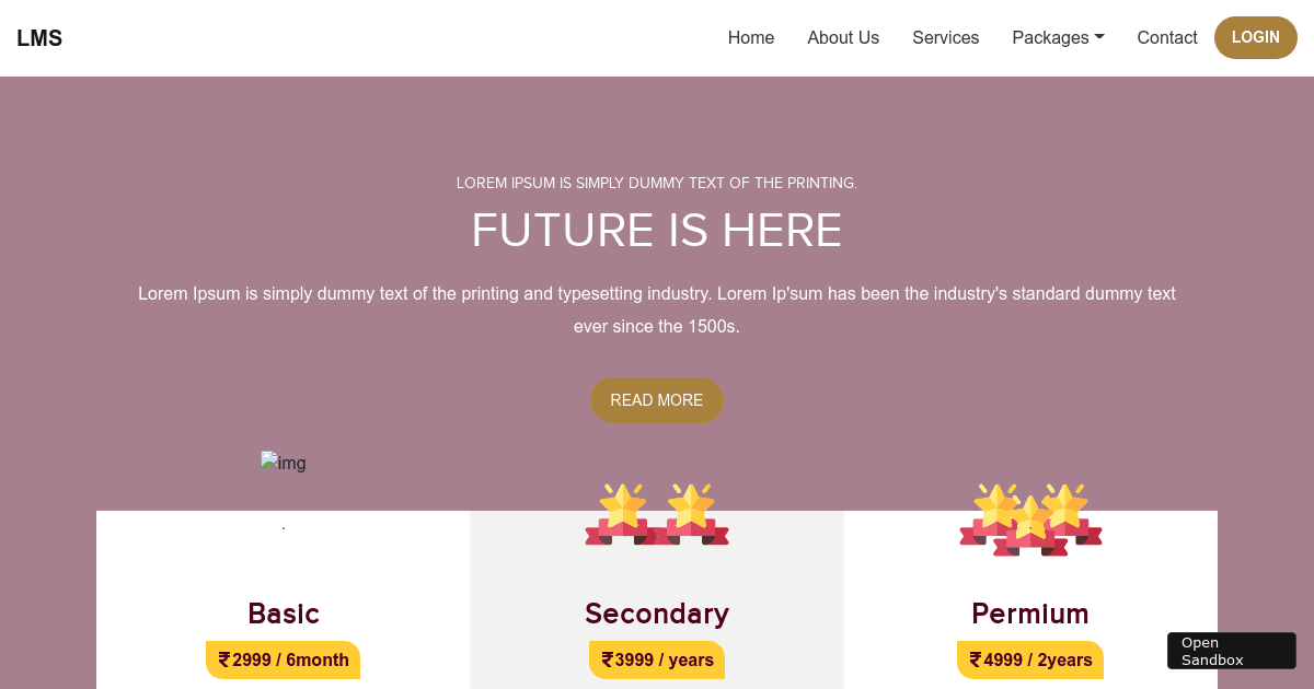 LMS React (forked) - Codesandbox