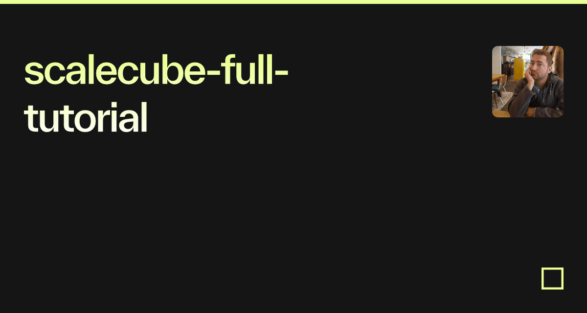 scalecube-full-tutorial - Codesandbox