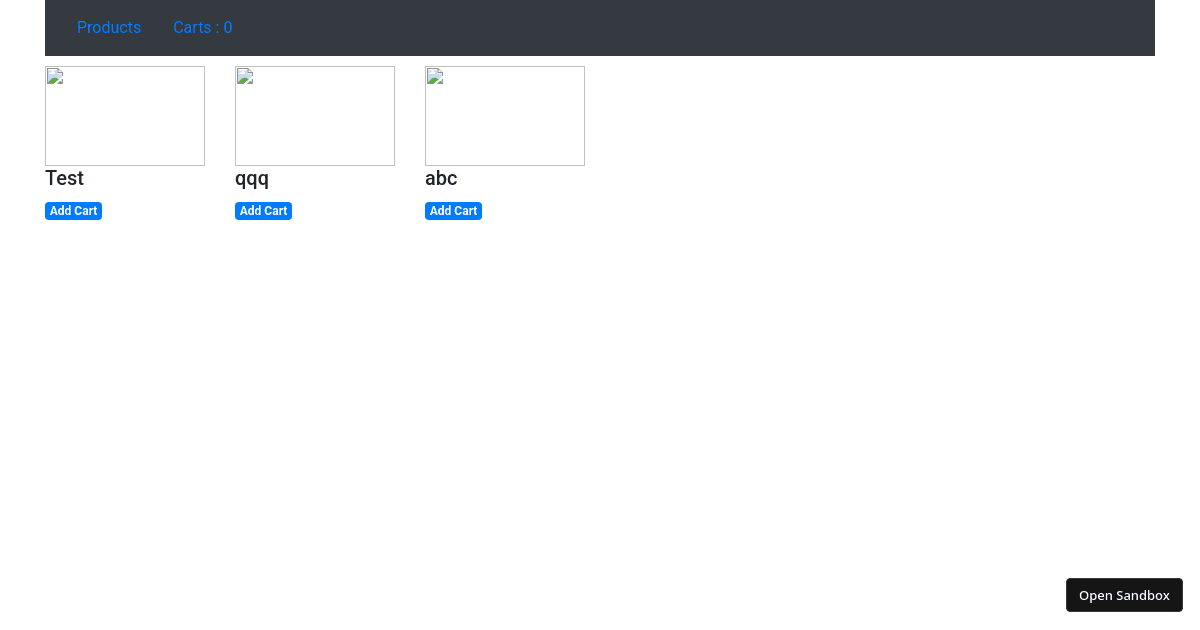Build a Shopping Cart with React + Redux (forked) - Codesandbox