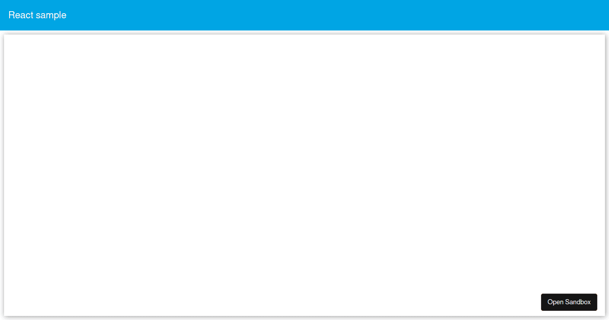 Webviewer React Sample Codesandbox