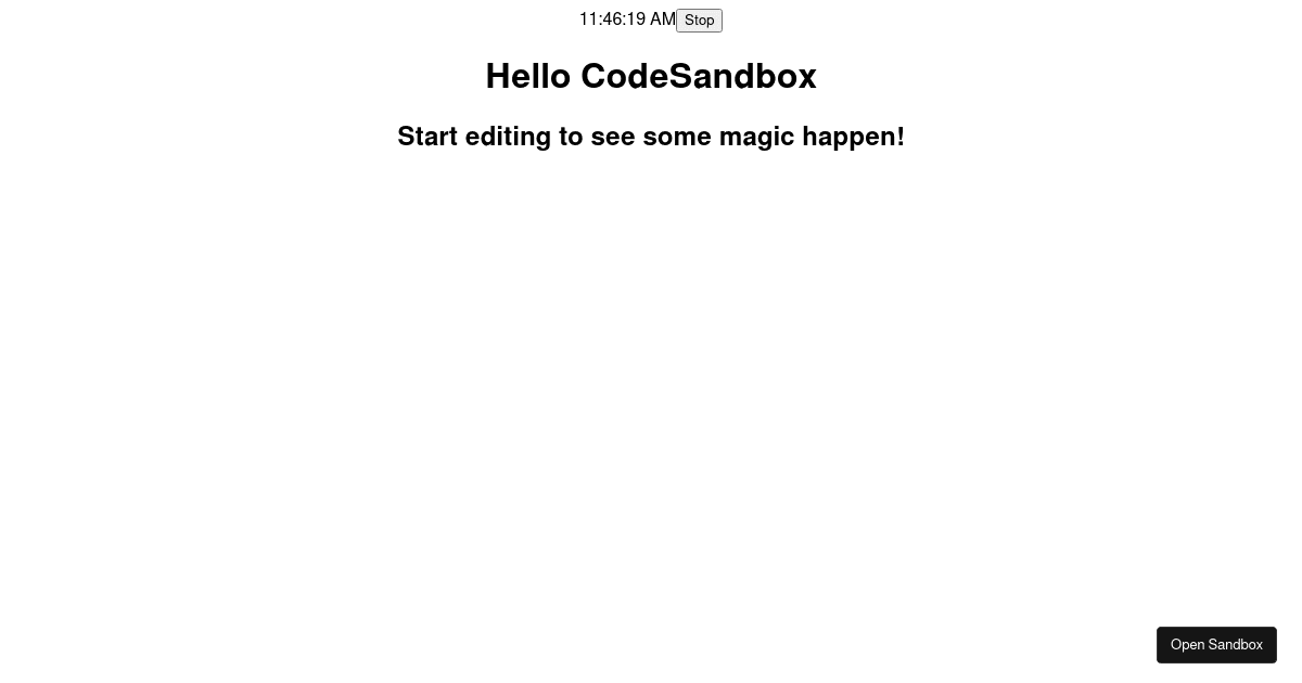 react - Codesandbox