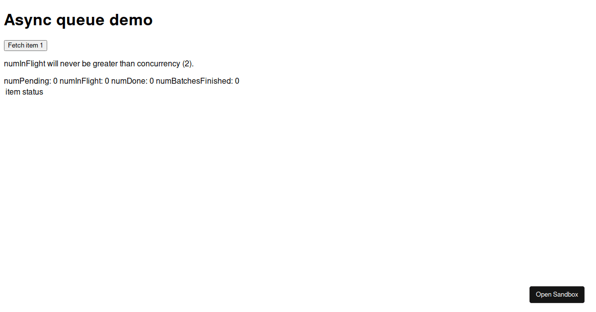 use-async-queue-demo - Codesandbox