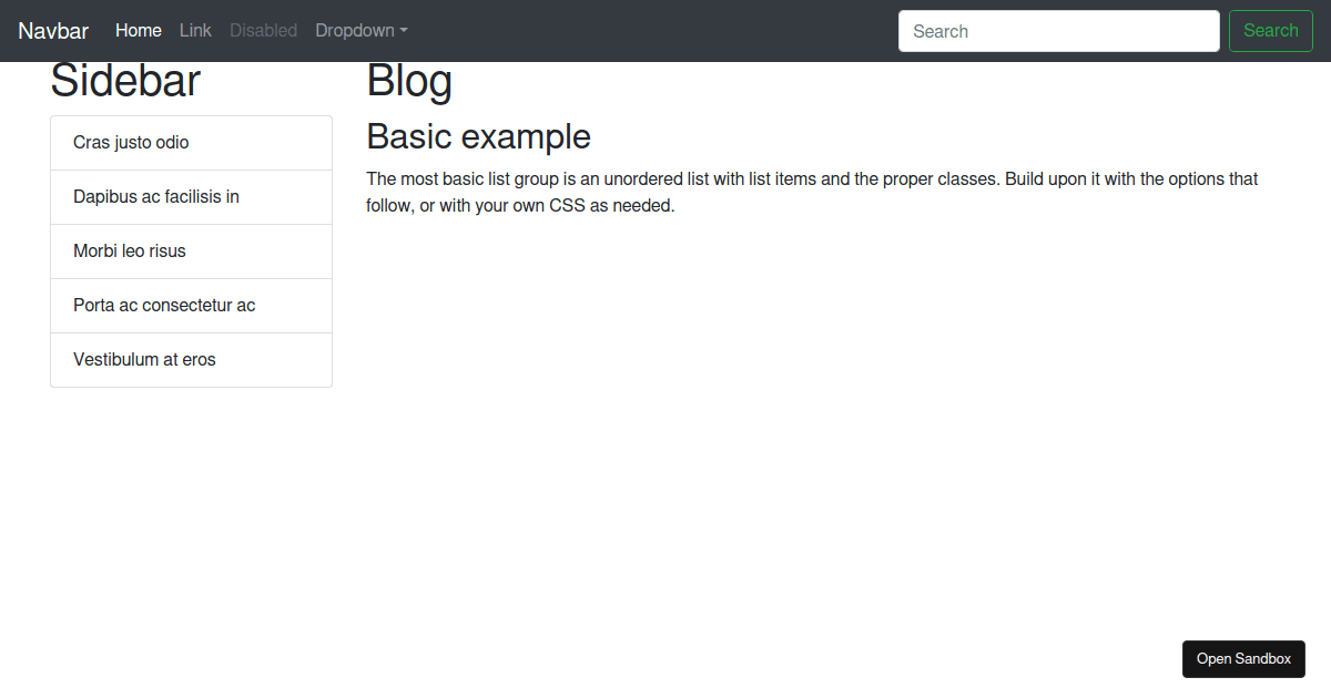 bootstrap-template-sidebar - Codesandbox bootstrap-template-sidebar - Codesandbox