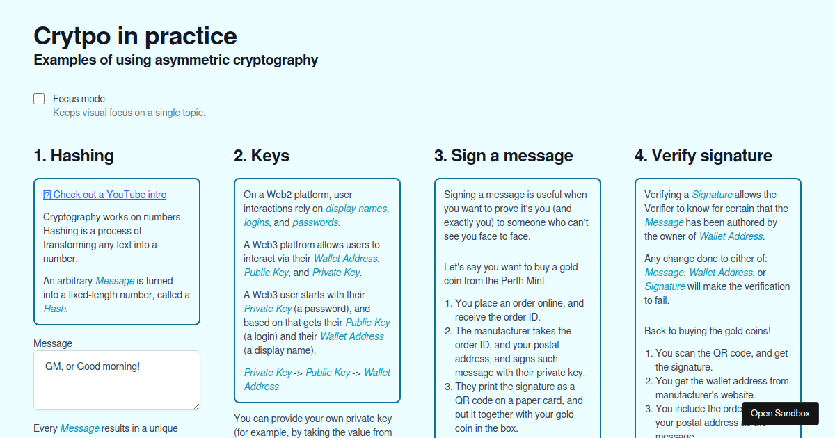asymmetric-cryptography - Codesandbox