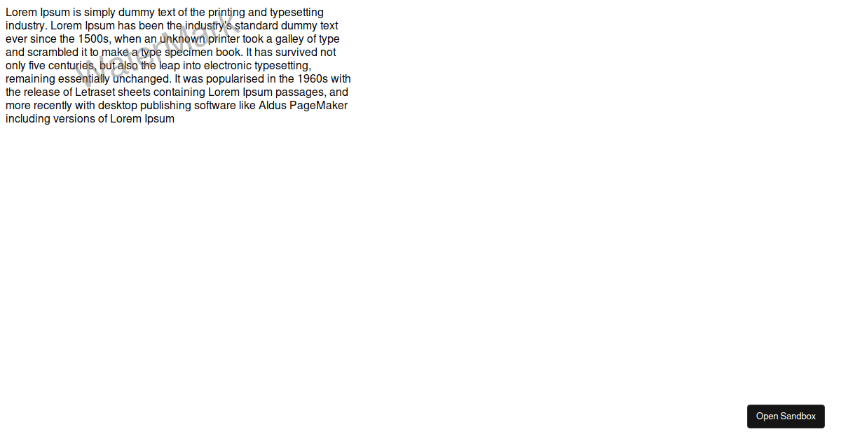 rest watermark - Codesandbox