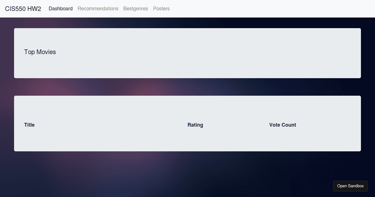 hw2_client - Codesandbox