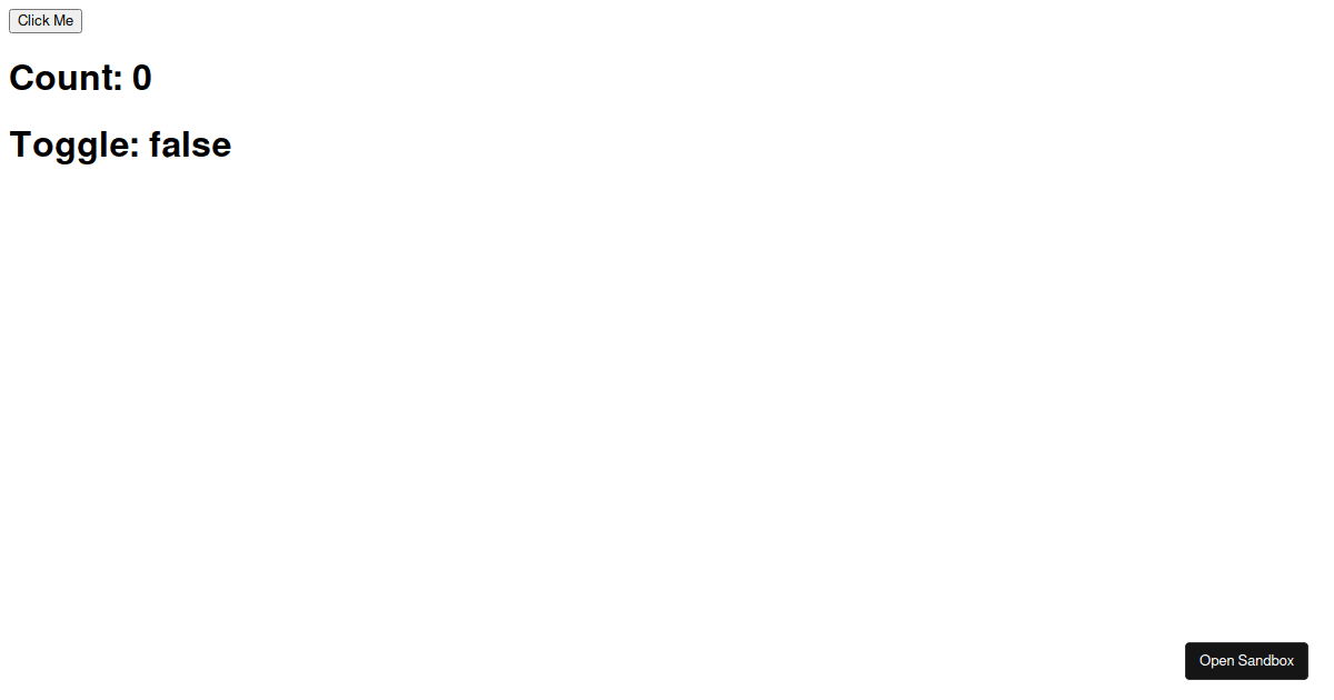 flushSync - Codesandbox