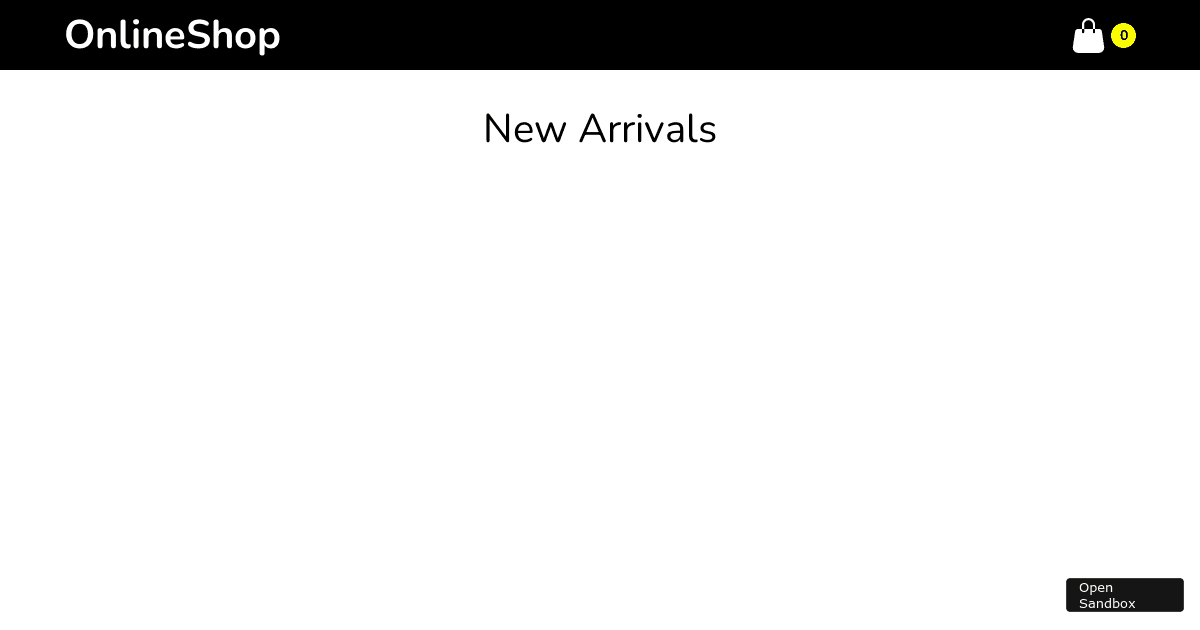 frontend - Codesandbox