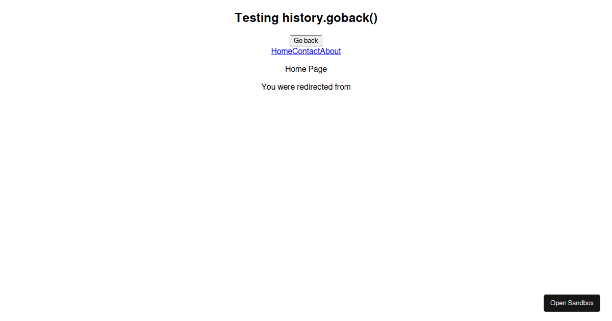 history-example - Codesandbox