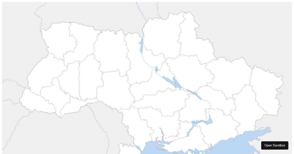 Ukraine map - Codesandbox