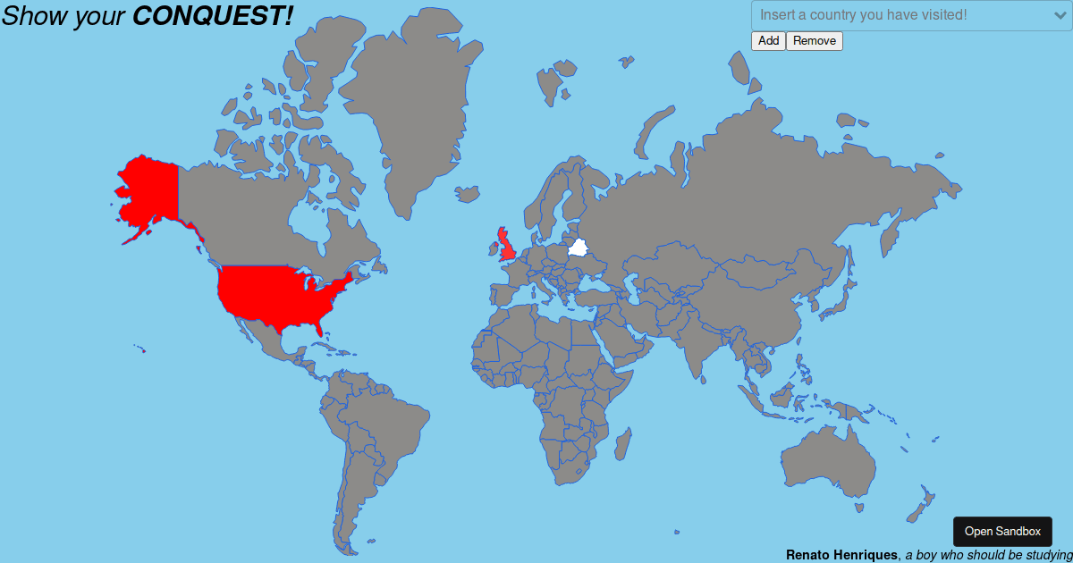 Vue World Map (forked) - Codesandbox