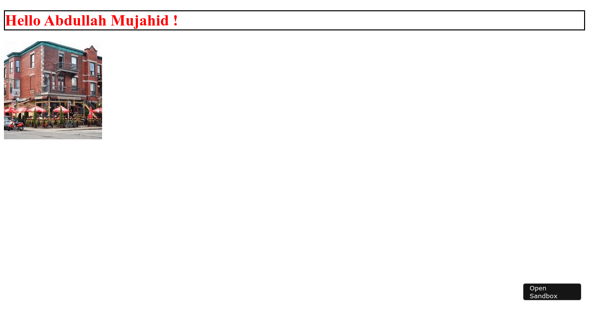 Javascript Expressions In Jsx Codesandbox