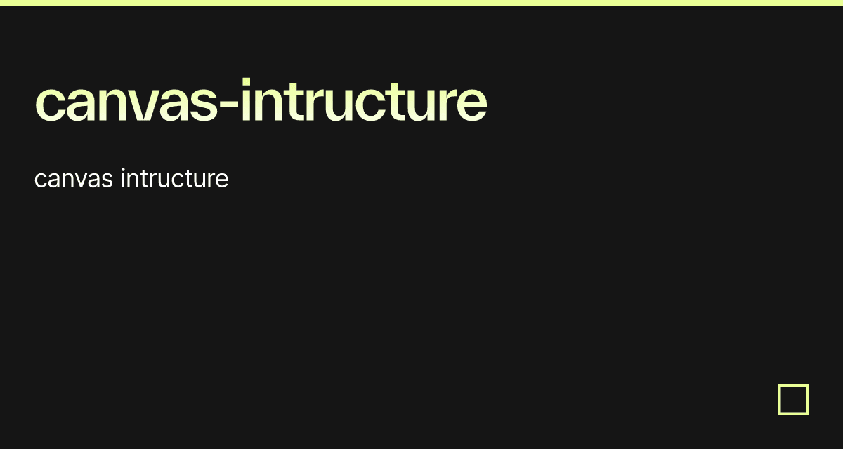 canvas-intructure - Codesandbox