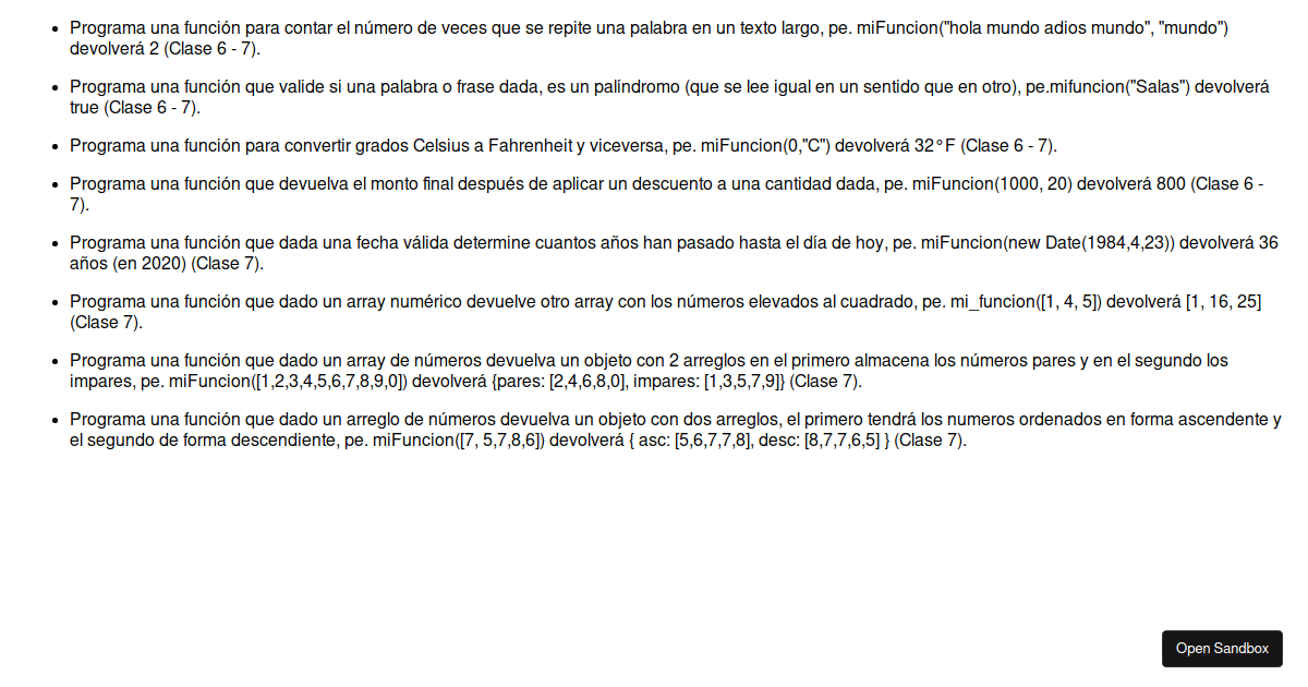 Tarea 6-7 - Codesandbox