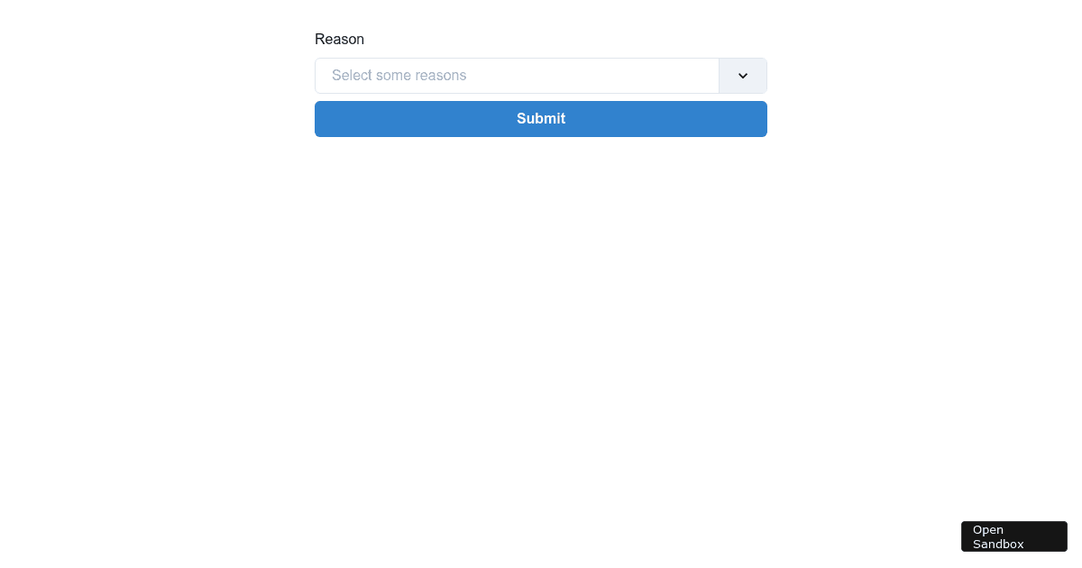Chakra React Select Single React Hook Form With Zod Validation